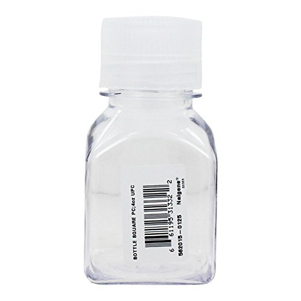 Nalgene - Transparent Lexan Square Storage Bottle - 4 oz.