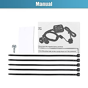 X AUTOHAUX 1 Set 118269 Vehicle Side 4-Pin 4 Way Trailer Wiring Harness Trailer Converter for Kia Sorento 2011-2020