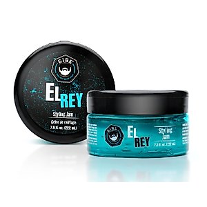 GIBS GROOMING El Rey Styling Jam for Men, Blue, 7.5 Fl Oz