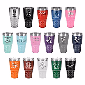 GOOD VIBES ONLY Purple 30 oz Tumbler With Straw and Slide Top Lid | Stainless Steel Travel Mug | Compare To Yeti Rambler