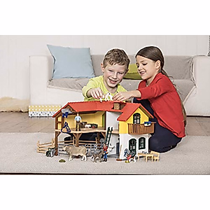 Schleich Farm World Large Toy Barn and Animals 52-piece Playset for Toddlers and Kids Ages 3-8 Multi, 19.3 Inch
