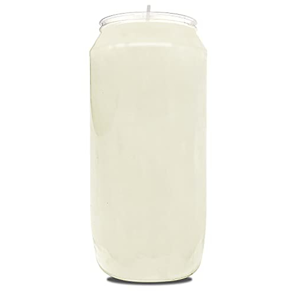 Hyoola 7 Day White Prayer Candles, 20 Pack - 6" Tall Pillar Candles for Religious, Memorial, Party Decor, Vigil and Emergency Use - Vegetable Oil Wax in Plastic Jar Container