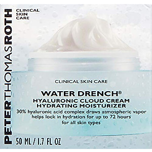 Peter Thomas Roth | Water Drench Hyaluronic Cloud Cream | Hydrating Moisturizer for Face, Up to 72 Hours of Hydration for More Youthful-Looking Skin, Fragnance Free, 1.69 Fl Oz