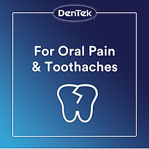 DenTek Instant Oral Pain Relief Maximum Strength Kit for Toothaches | 50 Count