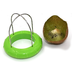 ZRAMO® TH502 Green Kiwi Fruit Cut Digging Core Twister Slicer Kitchen Peeler Tool Cutter Device for Fruit Salad