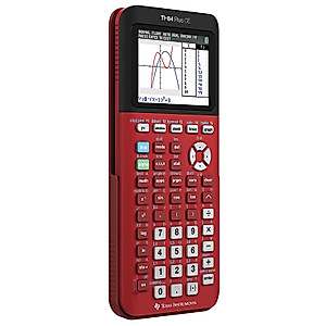 Texas Instruments TI-84 Plus CE Radical Red Graphing Calculator