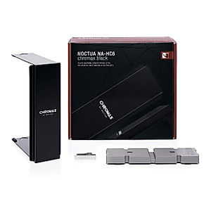 Noctua NA-HC6 chromax.Black, Heatsink Cover for NH-U14S, NH-U14S TR4-SP3 & NH-U14S DX-3647 (Black)