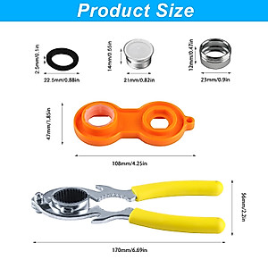 QBXMY7 6-Piece Faucet Aerator Removal Wrench Kit - 2 Sink Bubbler Wrenches + 4 M24 Aerators, Disassembly and Repair Spanner Tool