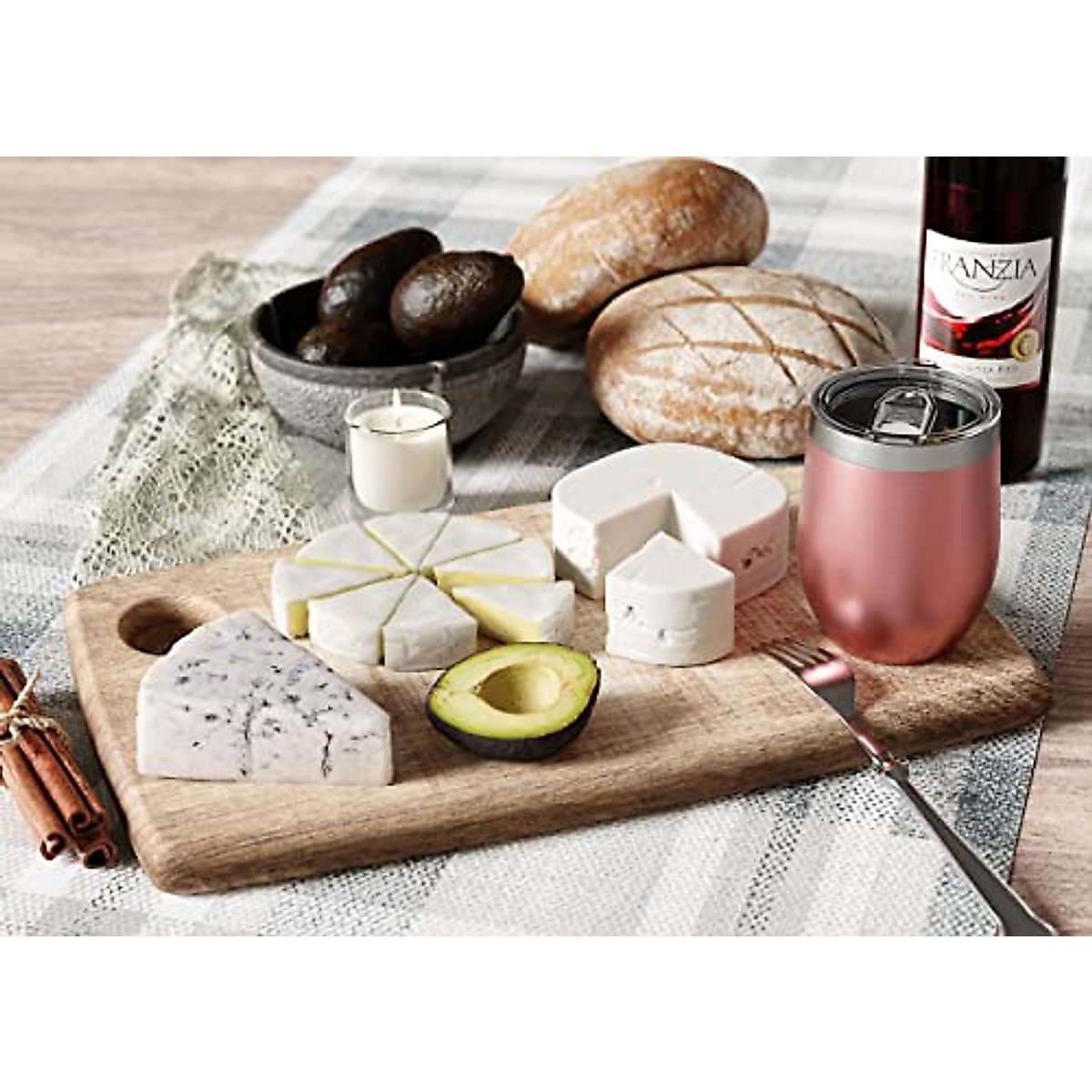 2 Wine Tumbler Lids 12 oz Spill Proof - 2.9 Inch Diameter - No Leak Splash Proof Replacement Silicon Slider Locking Closure, 2 Lids For Tumbler Open Close by C&berg