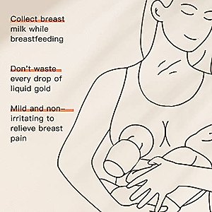 DORABELA Manual Breast Pump, 4oz Silicone Breast Pump with Suction Base, Silicone Stopper and PP Lid, BPA Free, Food Grade Silicone