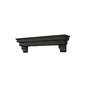 Pearl Mantels 497-60-20 Celeste Mantel Shelf, 60", Espresso Finish
