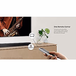 Hisense HS219 2.1ch Sound Bar with Wireless Subwoofer, 320W, Powered by Dolby Audio, One Remote Control, Roku TV Ready, Bluetooth, HDMI ARC/Optical/AUX/USB, 3 EQ Modes