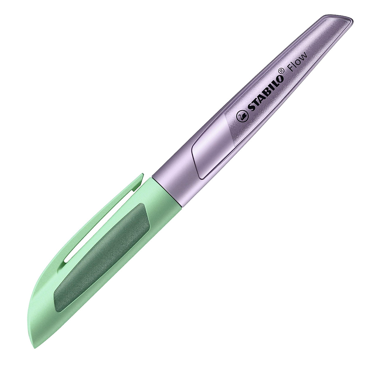 STABILO Flow Cosmetic Fountain Pen Metallic Purple/Green
