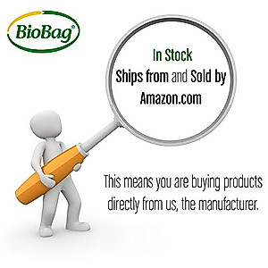 BioBag Premium Pet Waste Bags, Standard Size, 200 Count, Great For All Dog Breeds, Fits in Standard Park Dispensers