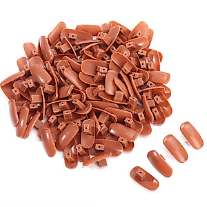 Nail Practice Fingers for Acrylic Nails-Flexible Nail Art Training Manicure Fingers Set for Hands, 1PCS Fake Finger to Practice Fake Nails with Base Stand and 100PCS Nail Tips