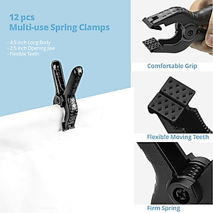 LimoStudio [Super Heavy Duty] 15 x 10.4 ft. (W x H) Upgraded Backdrop Stands, Panorama Wide Extra Large, Thicker Pole & Bar, Super Strong No Shaking, Shock-Proof Spring Tripod, Outdoor Event, AGG3316
