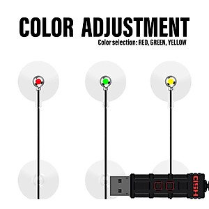 PRO Color and Brightness Control Dot LED Aim Assist Mod for Gaming TV Compatible with Xbox, Playstation, Nintendo and PC - Works with All Shooter Video Games and FPS or TPS
