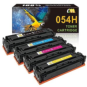 CMCMCM Compatible Toner Cartridge for Canon 054 054H CRG-054H Work for ImageClass MF644Cdw LBP622Cdw MF642Cdw MF640C LBP620 Printer (Black / Cyan / Yellow / Magenta)