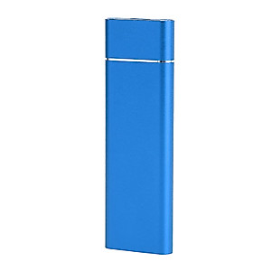 NVME SSD Enclosure, SSD Enclosure High Heat Dissipation Aluminum Alloy for 2280mm (Blue)