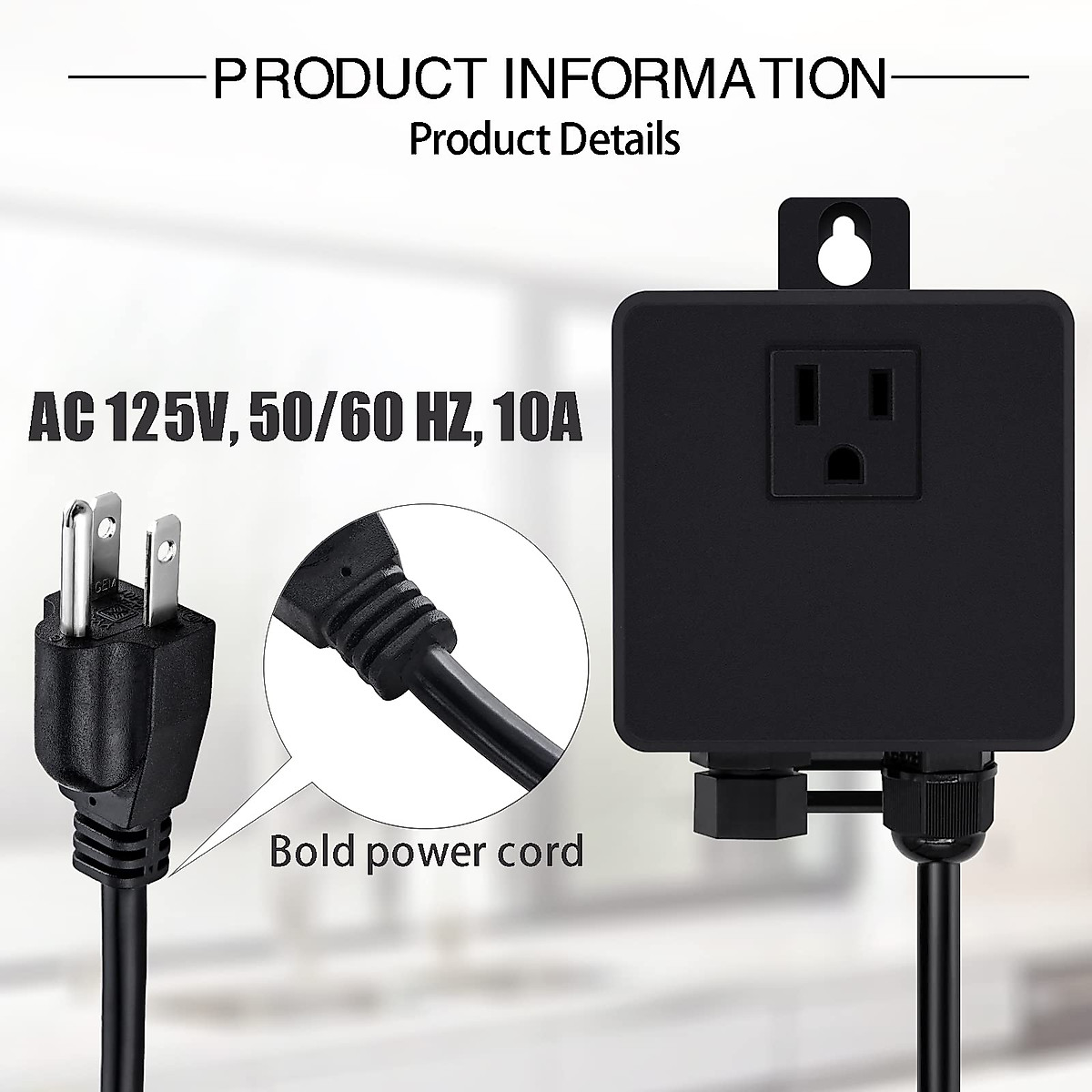 SINKINGDOM Garbage Disposal SinkTop Air Switch Kit with Long Button,Brass Made Cover,Champagne Bronze