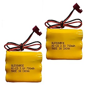 GLESOURCE 3.6V 700mAh Ni-CD Battery Pack Replacement for Sure-Lites 026-148 026148 Exit Sign Emergency Light SL-026148 SL-026-148 SL026148(2 Pack)