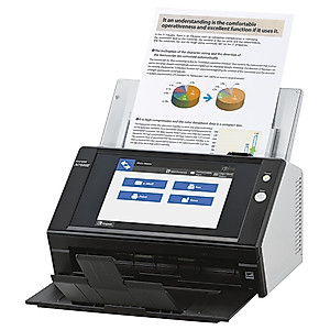 Fujitsu N7100E Network Scanner with Large Touch Screen