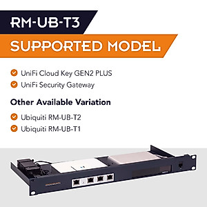 Rack Mount Kit for Ubiquiti UniFi Cloud Key GEN 2 + USG (RM-UB-T3)