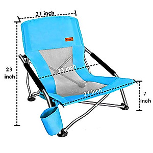 Nice C Lounge Chair + Low Beach Chair 2 Pack