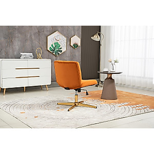 COOLMORE Home Office Desk Chair, Vanity Chair, Modern Adjustable Home Computer Executive Chair Swivel Task Chair for Small Space, Living Room, Make-up, Studying