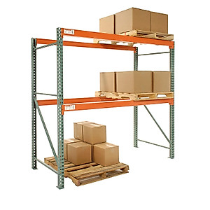 Global Industrial Teardrop Pallet Rack Starter, 120"W X 36"D X 96"H