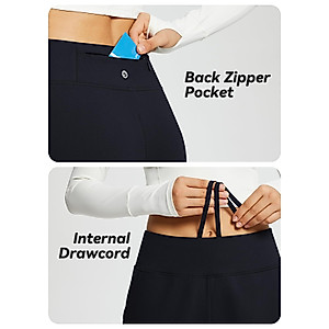 BALEAF Women's Fleece Lined Joggers Waterproof Thermal Hiking Pants Sweatpants Track Pants Winter Clothes Running Gear Black M