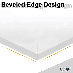 BUBOS 12 Pack Hexagon Acoustic Panels Soundproof Wall Panels,14 X 13 X 0.4Inches Sound Absorbing Panels Acoustical Wall Panels, Acoustic Treatment for Recording Studio, Office, Home,White