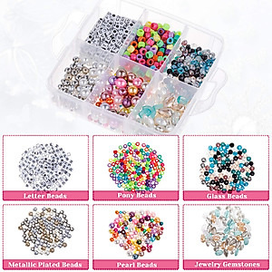 Jewelry Making Supplies, Cridoz Jewelry Making Tools Kit with Jewelry Pliers, Beading Wire, Jewelry Beads and Charms Findings for Jewelry Necklace Earring Bracelet Making Repair