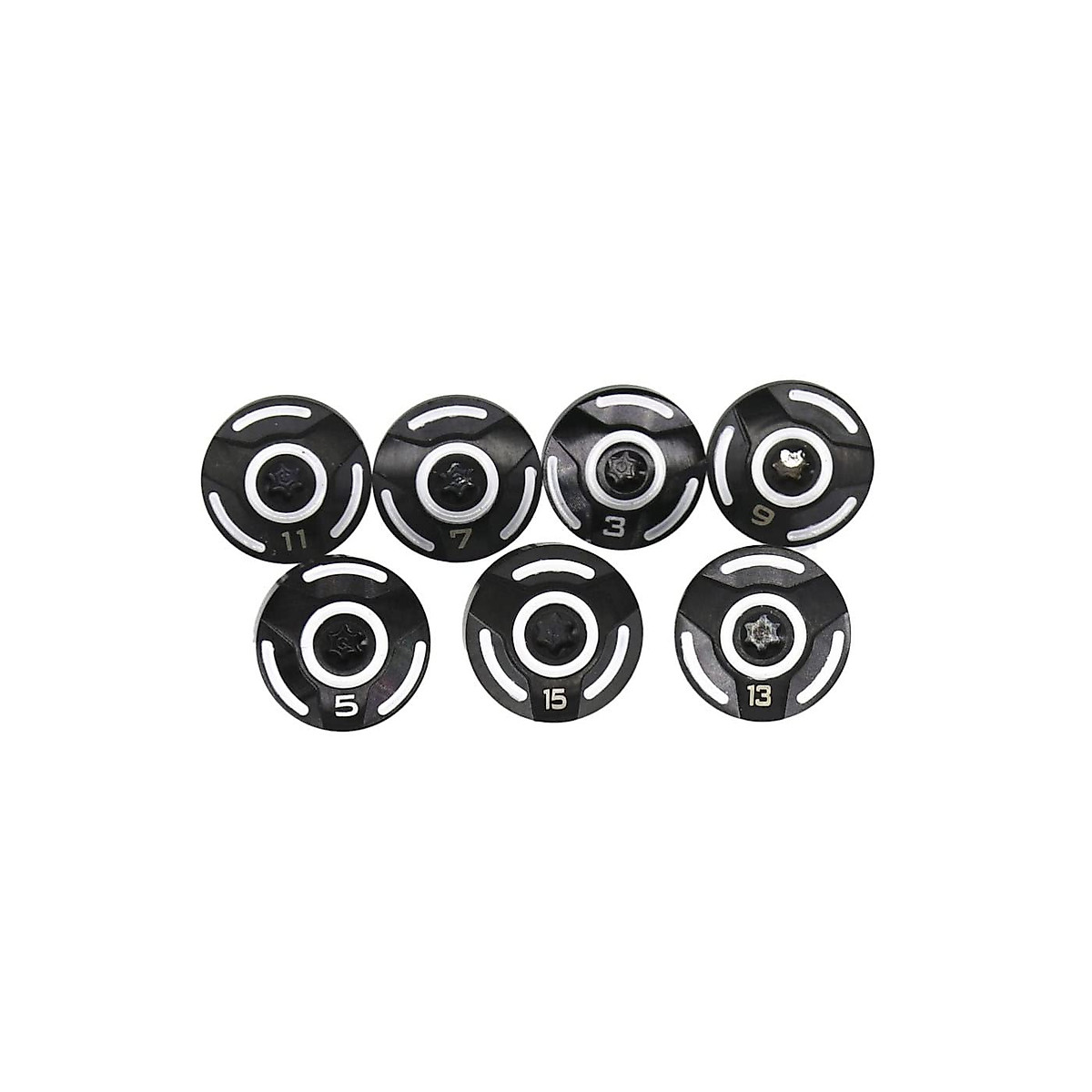 Seacloud 7Pcs Golf Weights 3g/5g/7g/9g/11g/13g/15g for Callaway Razr Fit Xtreme Driver (White)