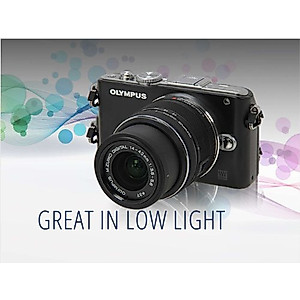 Olympus PEN E-PL3 14-42mm 12.3 MP Mirrorless Digital Camera with CMOS Sensor and 3x Optical Zoom (Black)