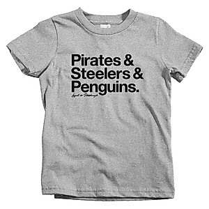 Smash Transit Kids Loyal to Pittsburgh T-Shirt - Heather Gray, Toddler 4T