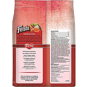 Kaytee Fiesta with Natural Colors Parakeet Food, 4.5 lbs.