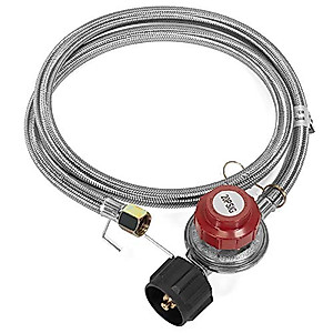 Barton X-Large Aluminum Turkey Fryer Steamer Burner BBQ Fair Clam Bake Pot 64 Qt Capacity 100,000 High-Pressure Burner