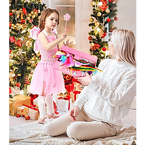 Chillife Princess Dresses for Girls,Kids Dress Up Clothes Costume Set Princess Toys Gift Girl for Little Girls Ages 3-6yrs (Princess)