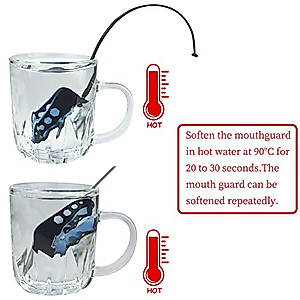 Football Mouthguard,Braces Mouthguard with Strap Fit Teen and Child, Youth Sports Mouthguard and Kids Mouth Guard for Football, Boxing, Taekwondo, Sanda, Basketball, Lacrosse, Rugby Matches