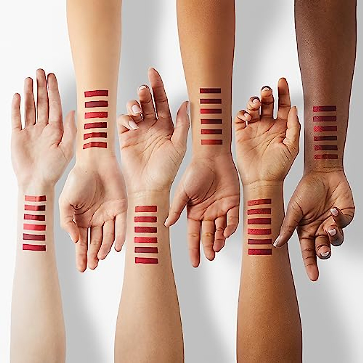 6 Colors Lip Tint Stain Set, Charm Kiss Korean Lip Gloss Plumping Mini Liquid Lipstick, Multi-use Lip and Cheek Tint, Long lasting Non-Stick Cup Waterproof, High Pigment, Vivid Color, Lip Tint Makeup