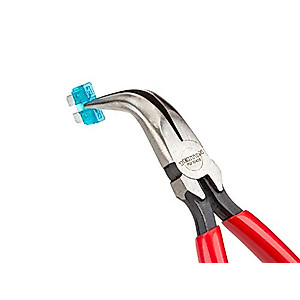 TEKTON 6 Inch 70-Degree Bent Long Nose Pliers | PGF10406
