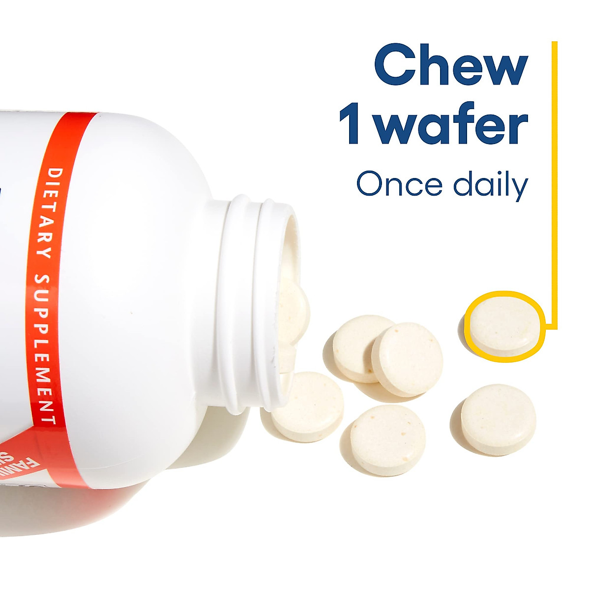 Natural Factors, Kids Chewable Vitamin C 500 mg, Supports Immune Health, Bones, Teeth and Gums, Peach, Passionfruit and Mango, 90 Wafers