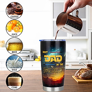 DECZHIYU Gifts for Dad from Daughter Son - Dad Gifts for Birthday Fathers Day Valentines Day Christmas - Father Gift Ideas - Best DAD Gift Ideas 20oz Stainless Steel Tumbler