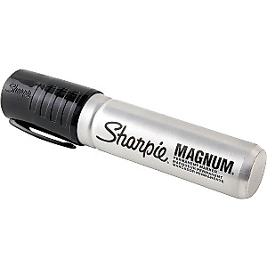 Sharpie 44001BX Magnum Permanent Marker, Black, 12/Box