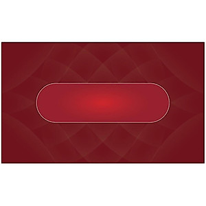 Brybelly Sublimation Poker Table Felt for Casino Quality Tables (Red)