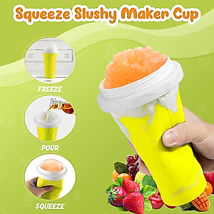 RELPOM Slushie Maker Cup, TIK TOK Magic Quick Frozen Smoothies Cup, Cooling Cup, Slushy Cup, Cool Stuff Things Gadgets Funny Gifts for Kids & Great Stocking Stuffers & White Elephant Gift
