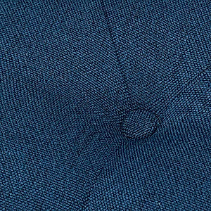 Christopher Knight Home Chantelle Fabric Storage Ottoman, Navy Blue