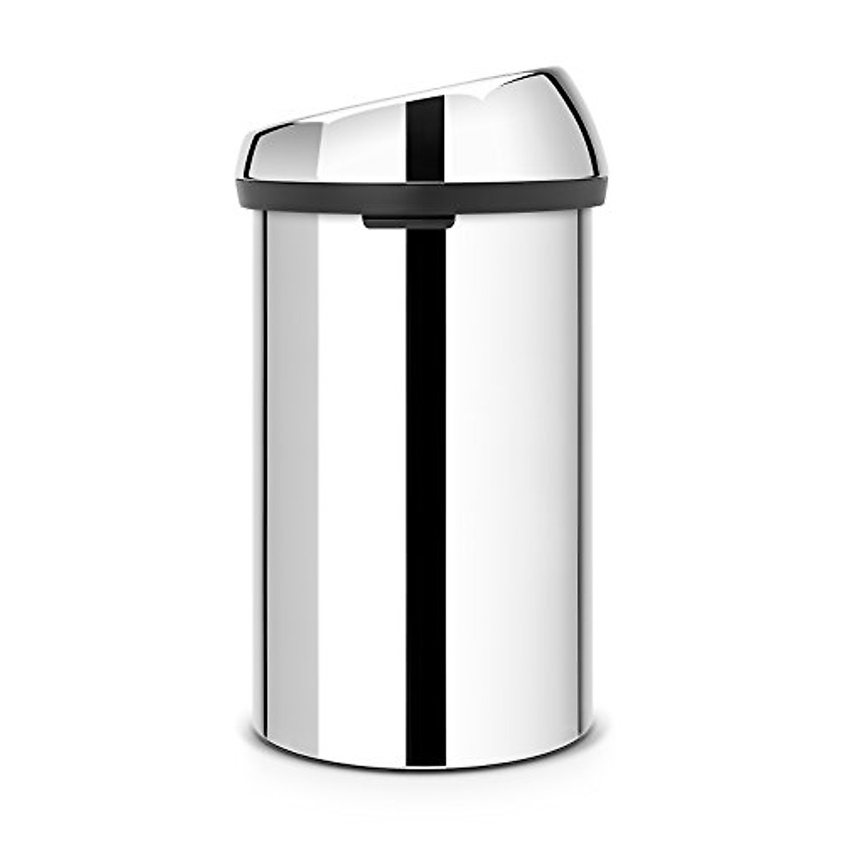 Brabantia 402609 Touch Trash Can, 16 gallon/60 L, Brilliant Steel