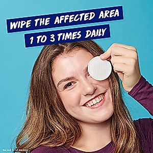 Clearasil Acne Treatment Facial Cleansing Pads, Stubborn Acne Control 5-in-1 Daily Pads, 90 Pads (Pack of 3)